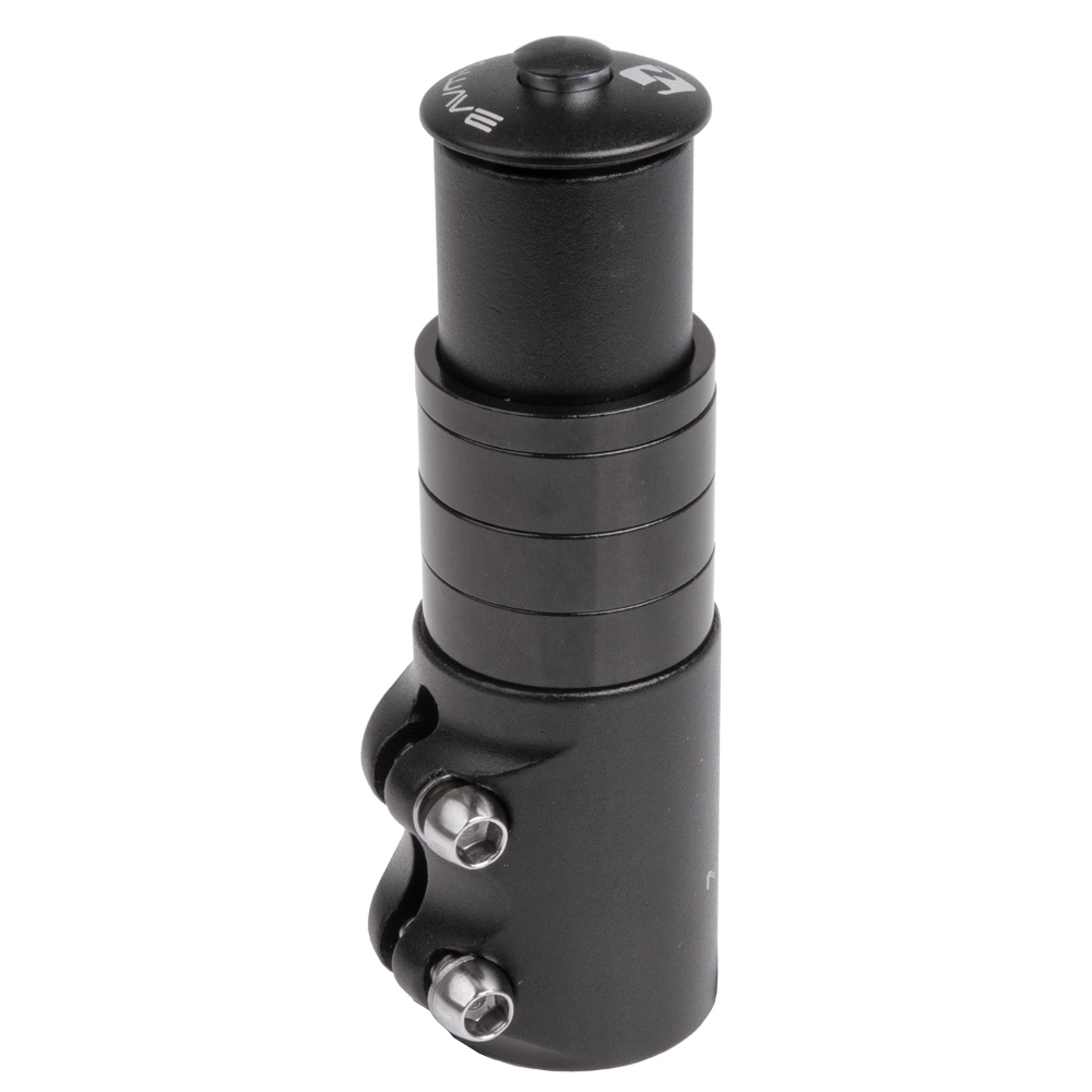 M-Wave Stem Raiser A/Head 1 1/8" Black 115mm